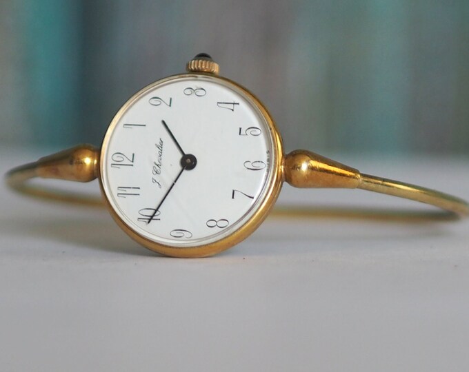 J.CHEVALIER Swiss Made Quartz Women's Watch , Bangle Watch - Etsy