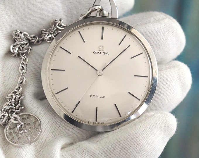 OMEGA De Ville Cal.801 Stainless Steel - 1970's Mechanical Wind up ...