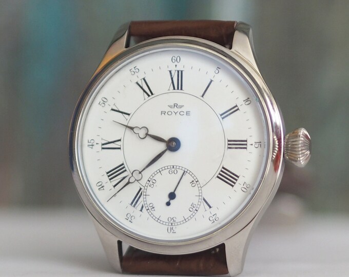 ROYCE Cal.6498 Eta/unitas -converted Pocket Watch, Pocket-to-wrist ...