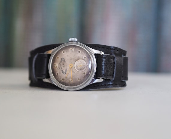 SATURN - vintage mechanical wind up Men's watch SAT… - Gem