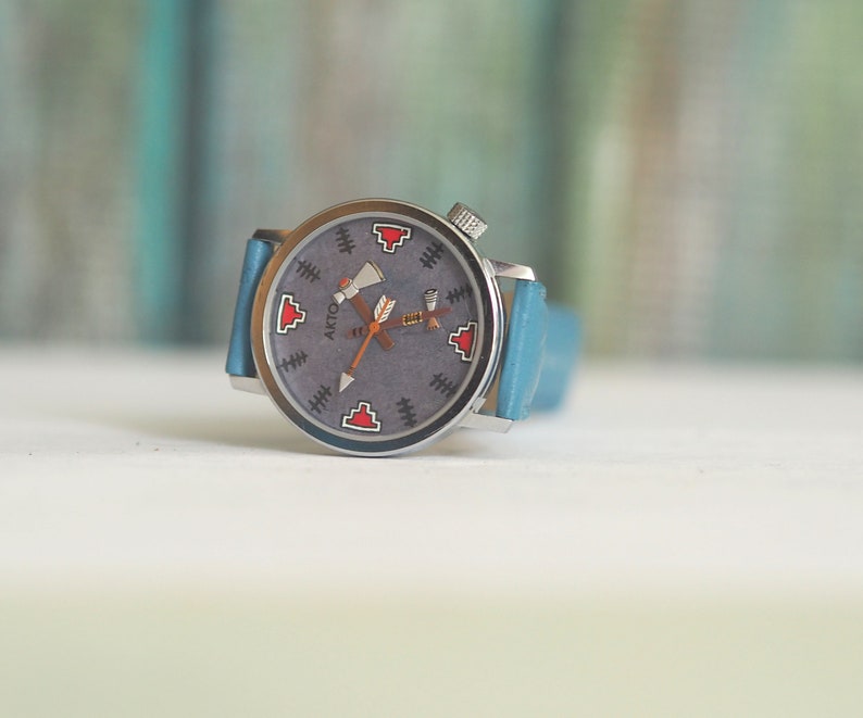 AKTO Native American - Made in France Quartz Watch - Unworn, Mint ...