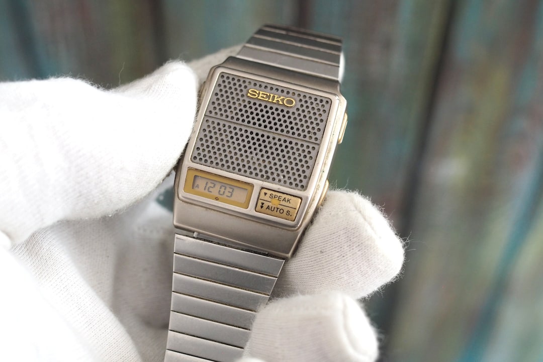 SEIKO A965-4000 talking Watch, 1970's Japanese LCD Men's Watch seiko ...