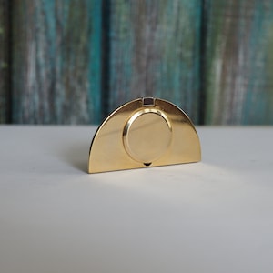 MAYFAIR Miniature Quartz Brass Clock , Art Deco Style - Etsy