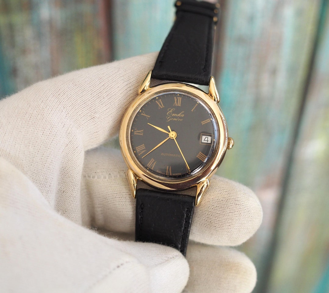 Emka Geneve Automatic - Ronda 2538 Harley Micro Rotor Movement - Swiss ...