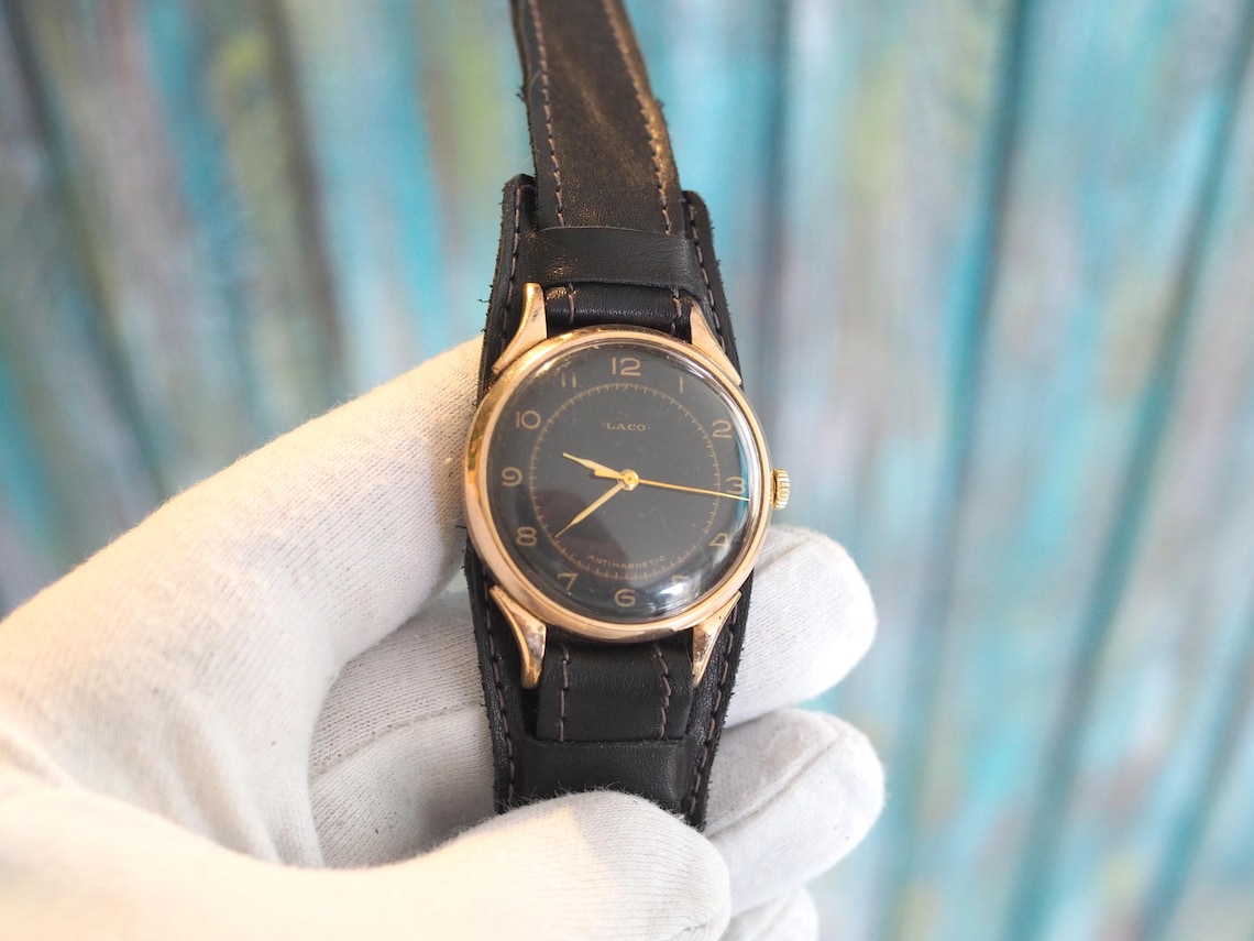 LACO - German Art Deco Men's Watch , Antique Wind up Art Deco Watch ...