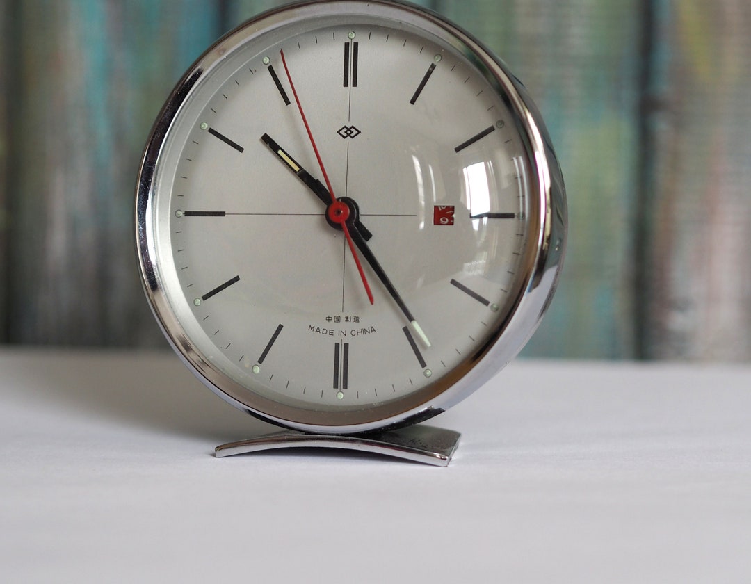 Shanghai Clock - 1970's Vintage Shanghai Space Age Alarm Clock, Vintage ...