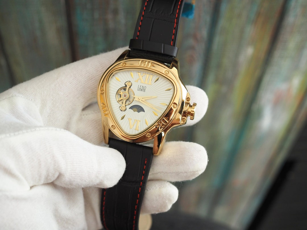 Leno Leontis Automatic Watch Wristwatch Campomarino Watch 47 Mm - Etsy