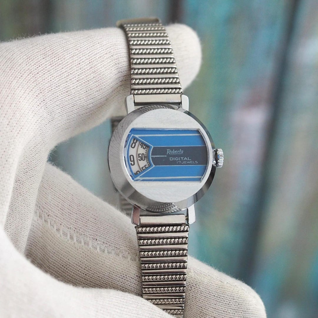 Vintage Roberta Digital-style Watch | Mechanical Wind-up | German Made ...
