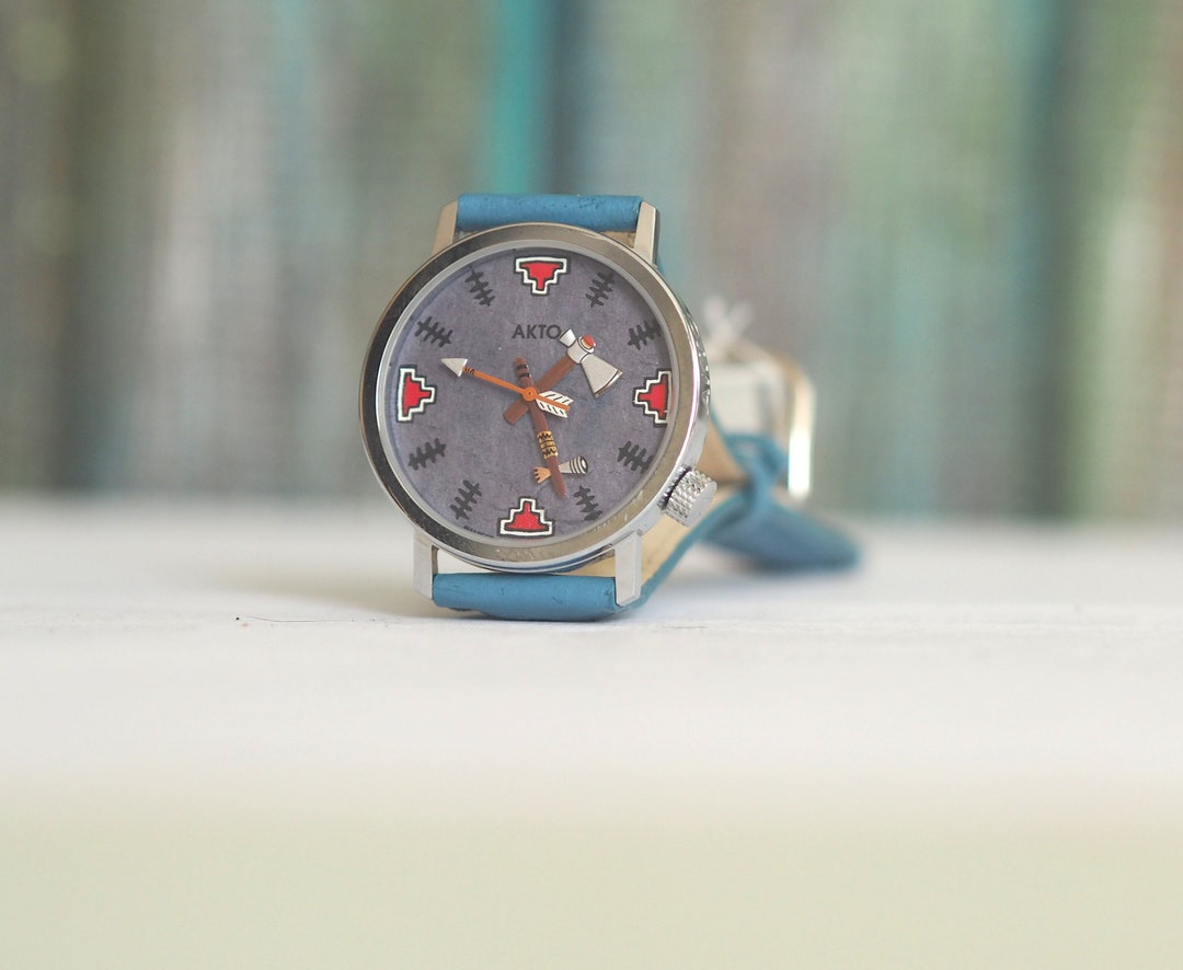 AKTO Native American - Made in France Quartz Watch - Unworn, Mint ...