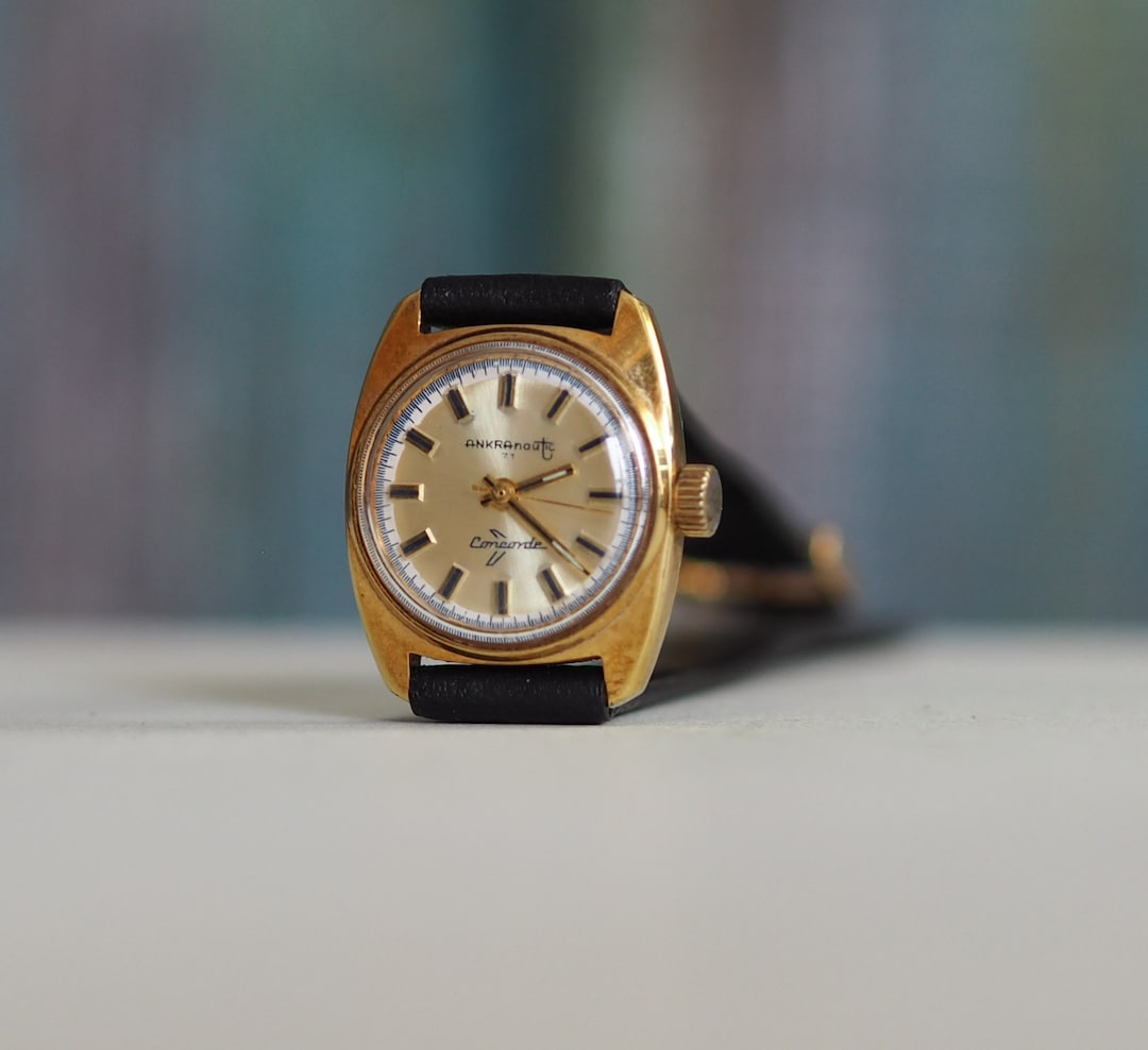 Vintage German Women's Watch Ankra Concorde- 1970's, Vintage Mechanical ...