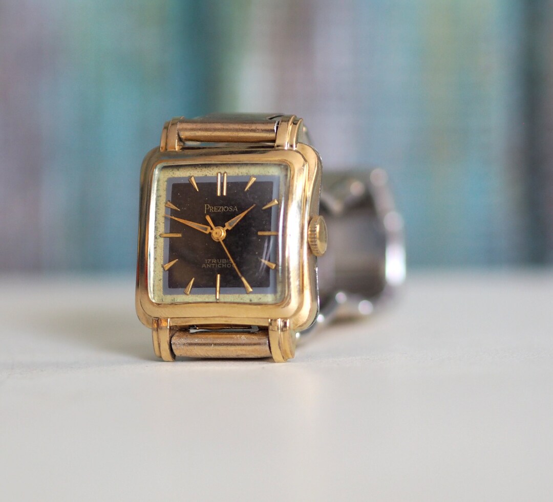 1950's German Mechanical Men's Watch Vintage German Mechanical Wind up ...