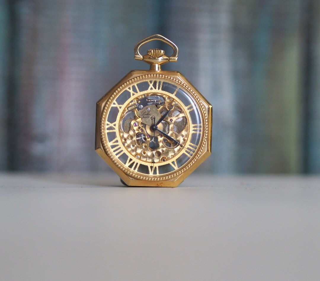 Pallas Para Skeleton - Swiss Made Skeleton Pocket Watch, Vintage ...