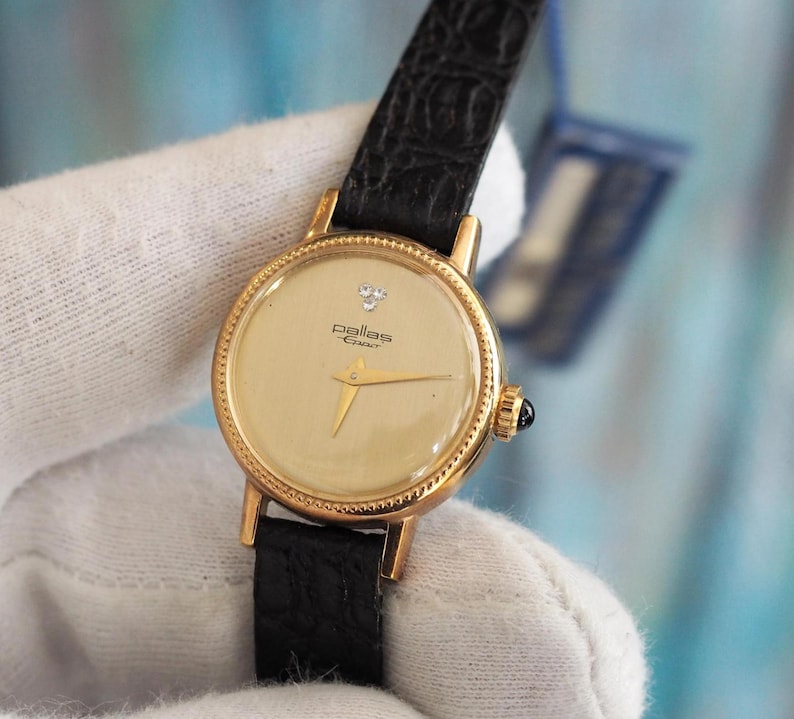 Vintage Pallas Eppo German Mechanical Watch: Gold Filled Dress Watch - Etsy
