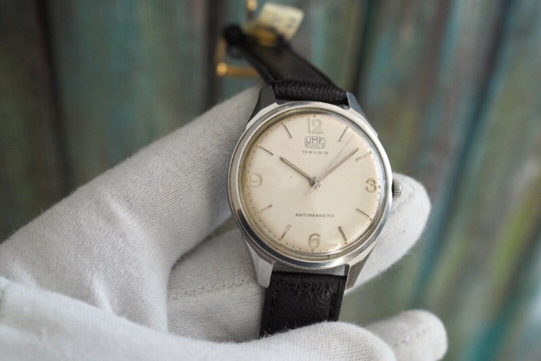 UMF Ruhla Rare Stainless Steel German Mechanical Men's Watch UMF ...