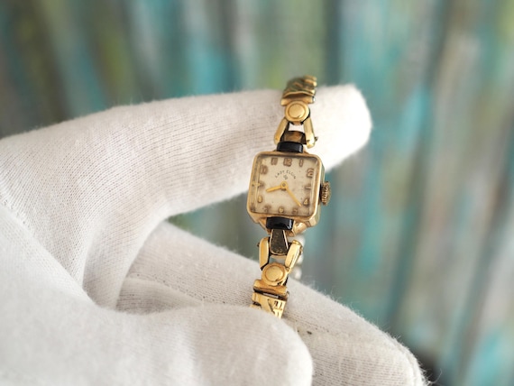 Lady Elgin - 14k. 585 gold case - Art deco US ma… - Gem