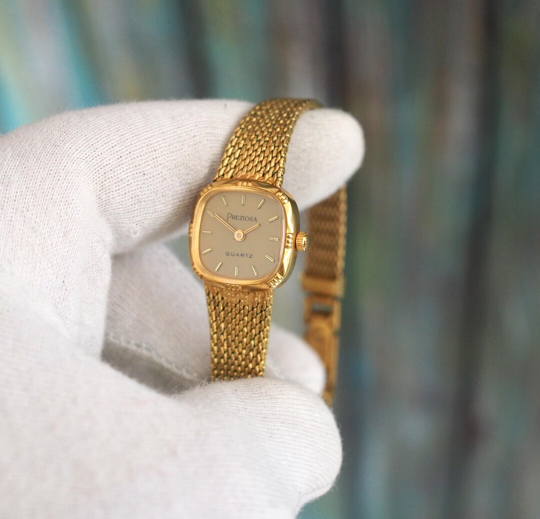 PREZIOSA -- Tiny Vintage German Quartz Ladies Watch , Vintage Women's ...
