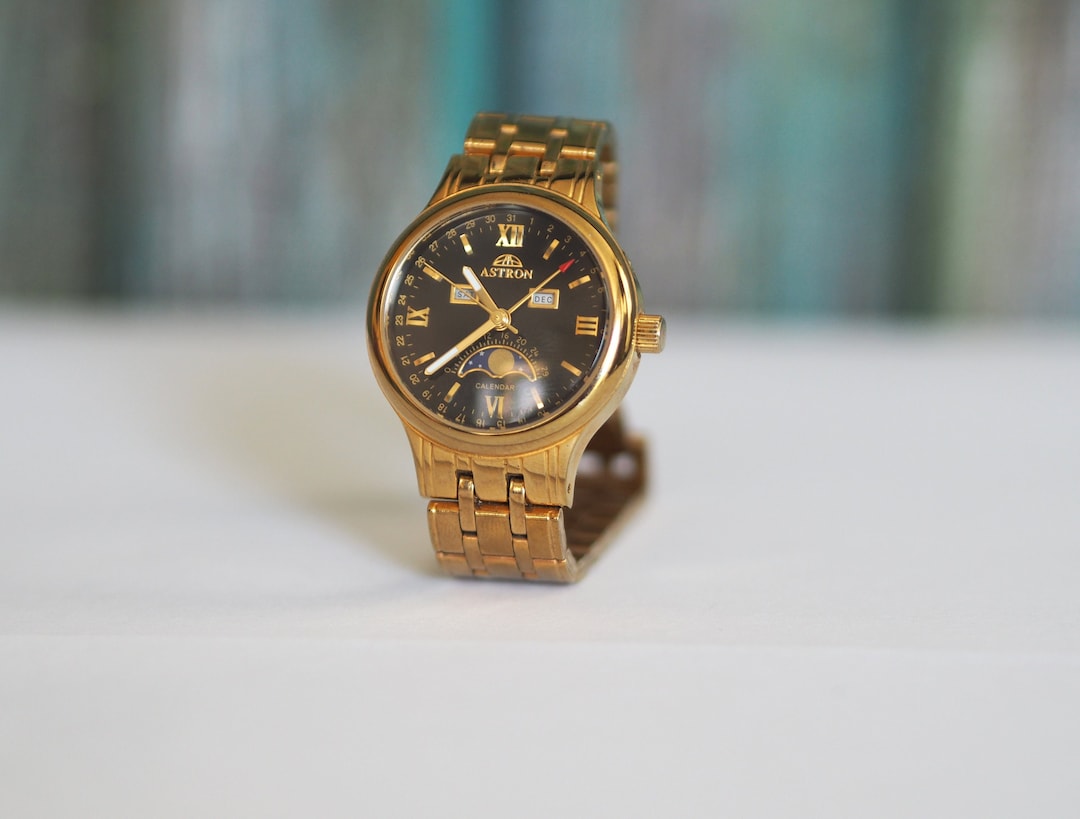 ASTRON Moonphase Quartz Women's Watch, Japanese Miyota Movement ...