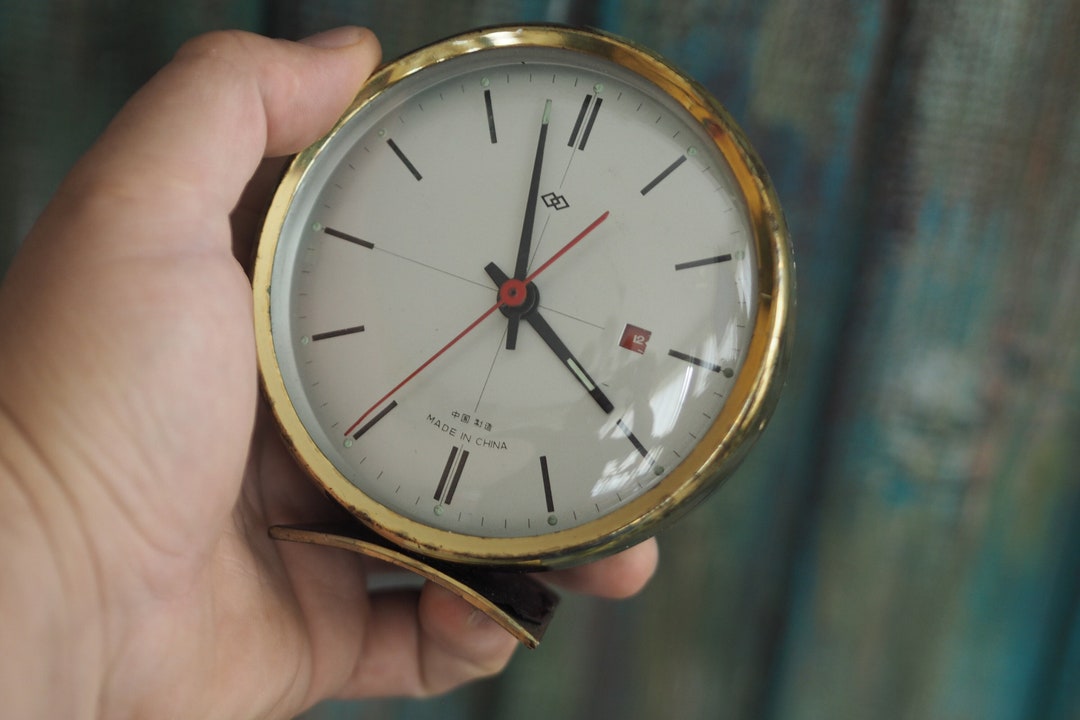 Shanghai Clock - 1970's Vintage Shanghai Space Age Alarm Clock, Vintage ...