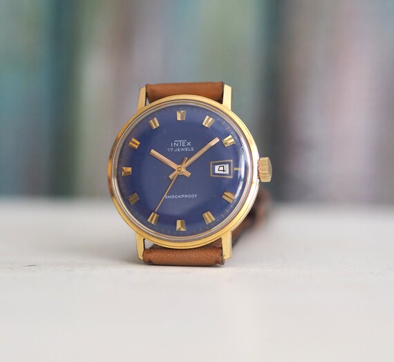 INTEX - 1970's German mechanical men's watch INTEX - … - Gem