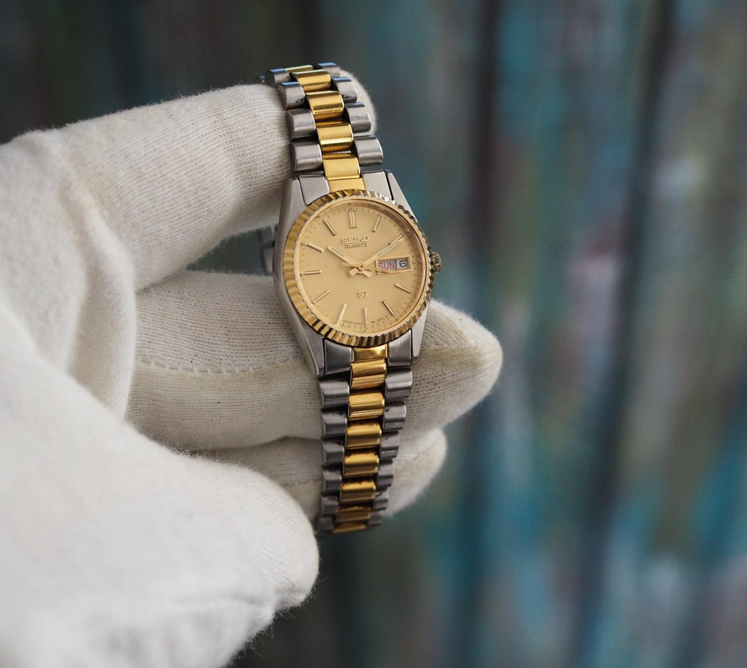 SEIKO Oyster Type Ref.3y03-0160 - Japanese Quartz Women's Watch - Etsy