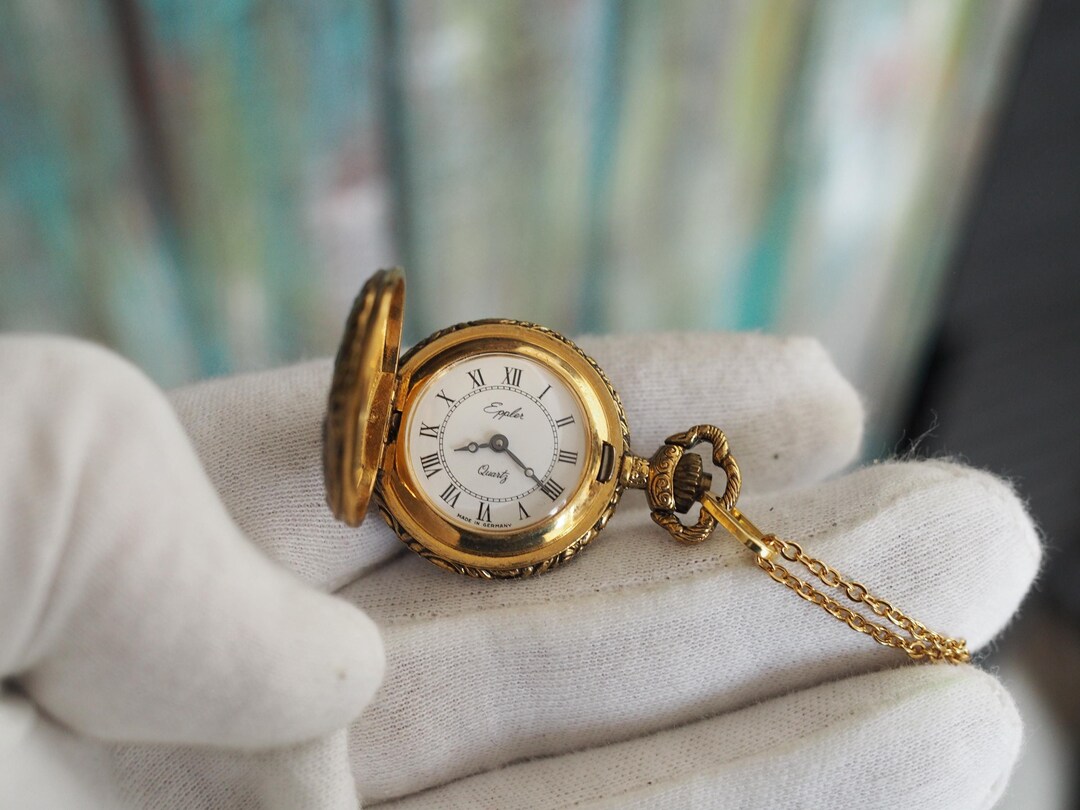 EPPLER Vintage Quartz Watch Necklace Vintage German Ladies Pendant ...