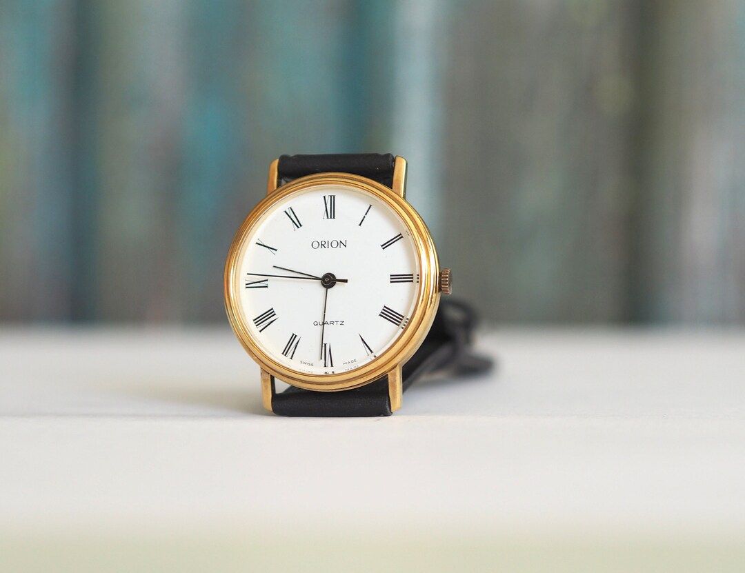 ORION Swiss Made Quartz Watch, Vintage Quartz Watch - Etsy