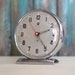 JUNGHANS 1960's German Travel Alarm Clock JUNGHANS Bivox, Vintage Mechanical Wind up Travel ...