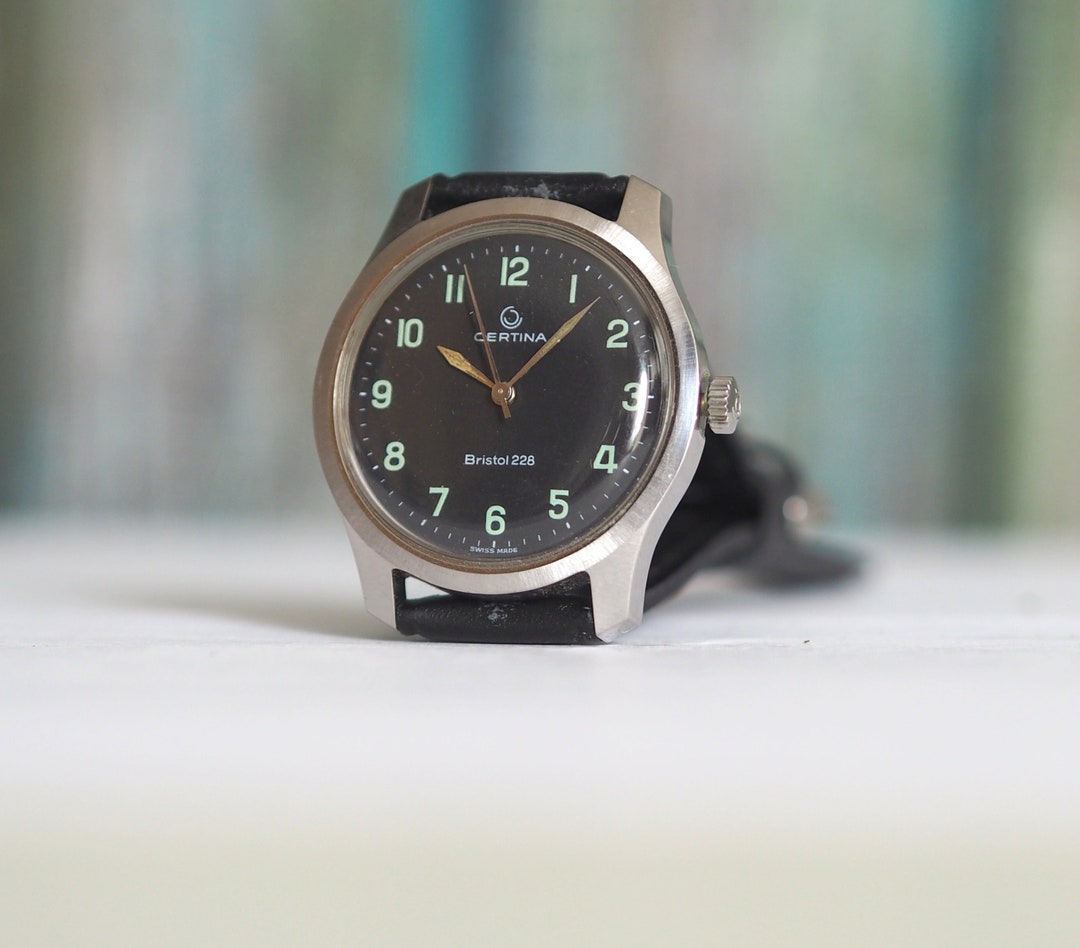 CERTINA Bristol 228 Military Style Cal.25-66m Ref. 851377641- Swiss ...