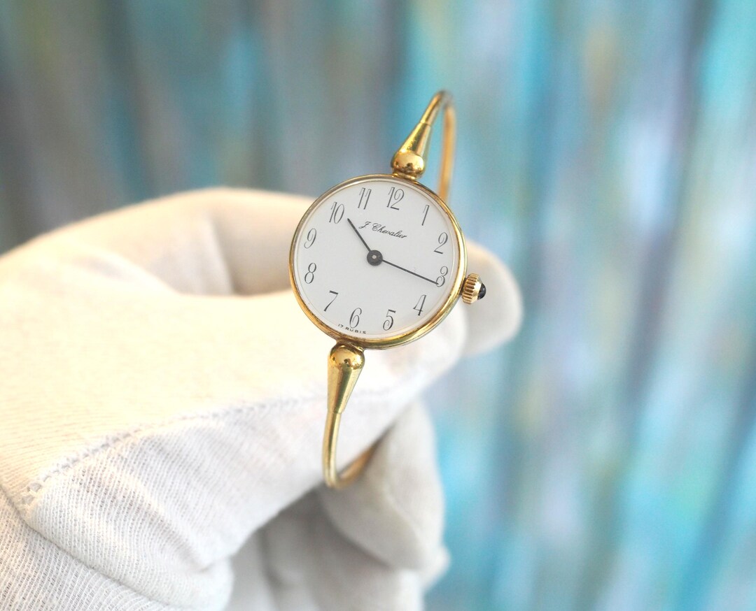 J.CHEVALIER Swiss Made Mechanical Wind up Women's Watch , Bangle Watch ...