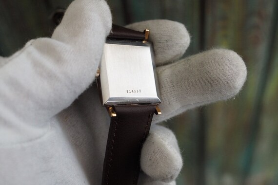 ZENITH - Swiss made mecahnical wind up square men's… - Gem