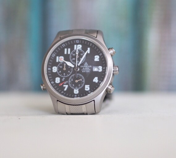 DUGENA Alarm Chronograph WR 100 Japanese Quartz MIYOTA - Etsy