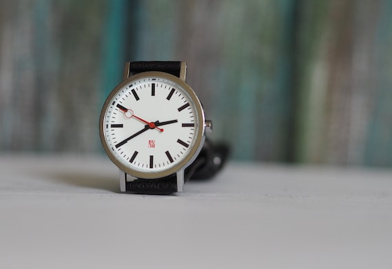 BuBu Railroad style Swiss made quartz Watch - Gem