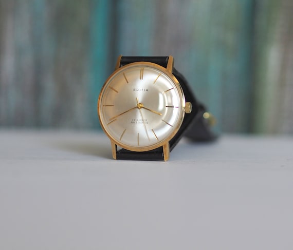 EDITA - German mechanical wind up men's watch - mi… - Gem