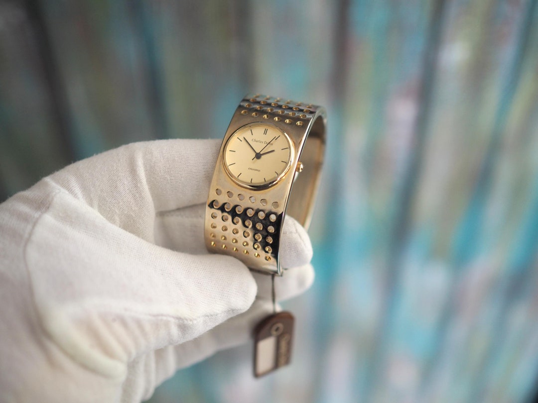Charles Delon Quartz Women's Bangle Watch , Mint Condition - Etsy