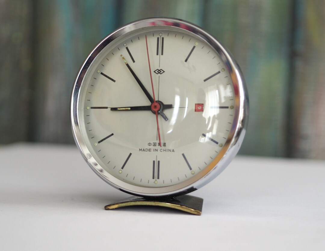 Shanghai Clock - 1970's Vintage Shanghai Space Age Alarm Clock, Vintage ...