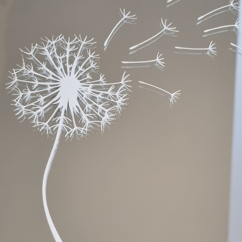Dandelion Wall Sticker - Etsy