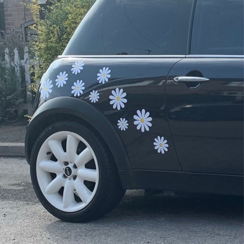 Daisy Flower Car Vinyl - Etsy UK
