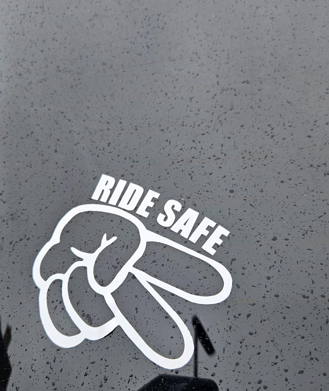 Ride Safe Car Decal-ride Safe Motorcycle Decal-car Safety Sticker ...