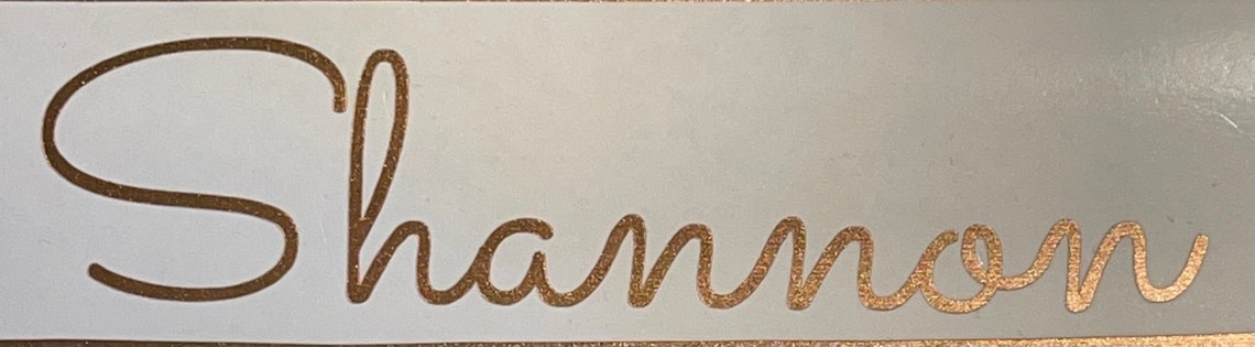 Handwritten Name Sticker Gift Box Decal Calligraphy - Etsy