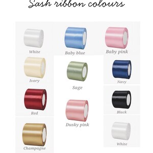 Personalized Birthday Sash - Custom Milestone Sash in Multiple Color ...