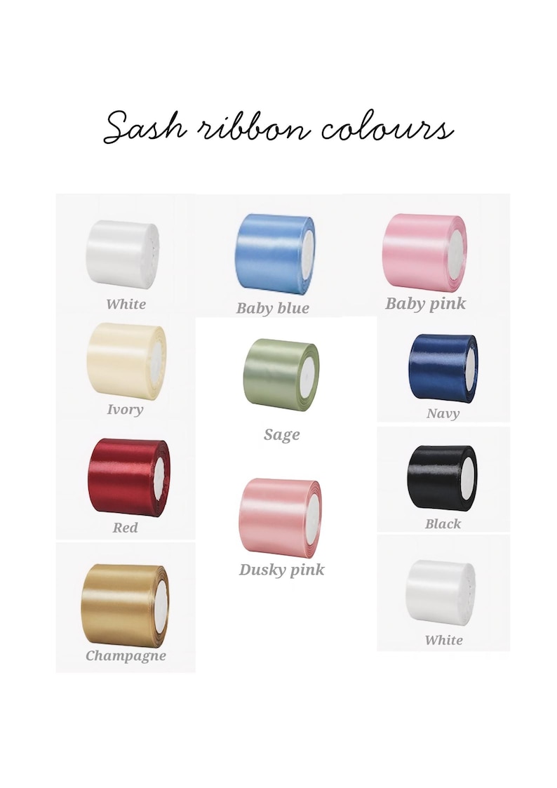 Personalized Birthday Sash - Custom Milestone Sash in Multiple Color ...