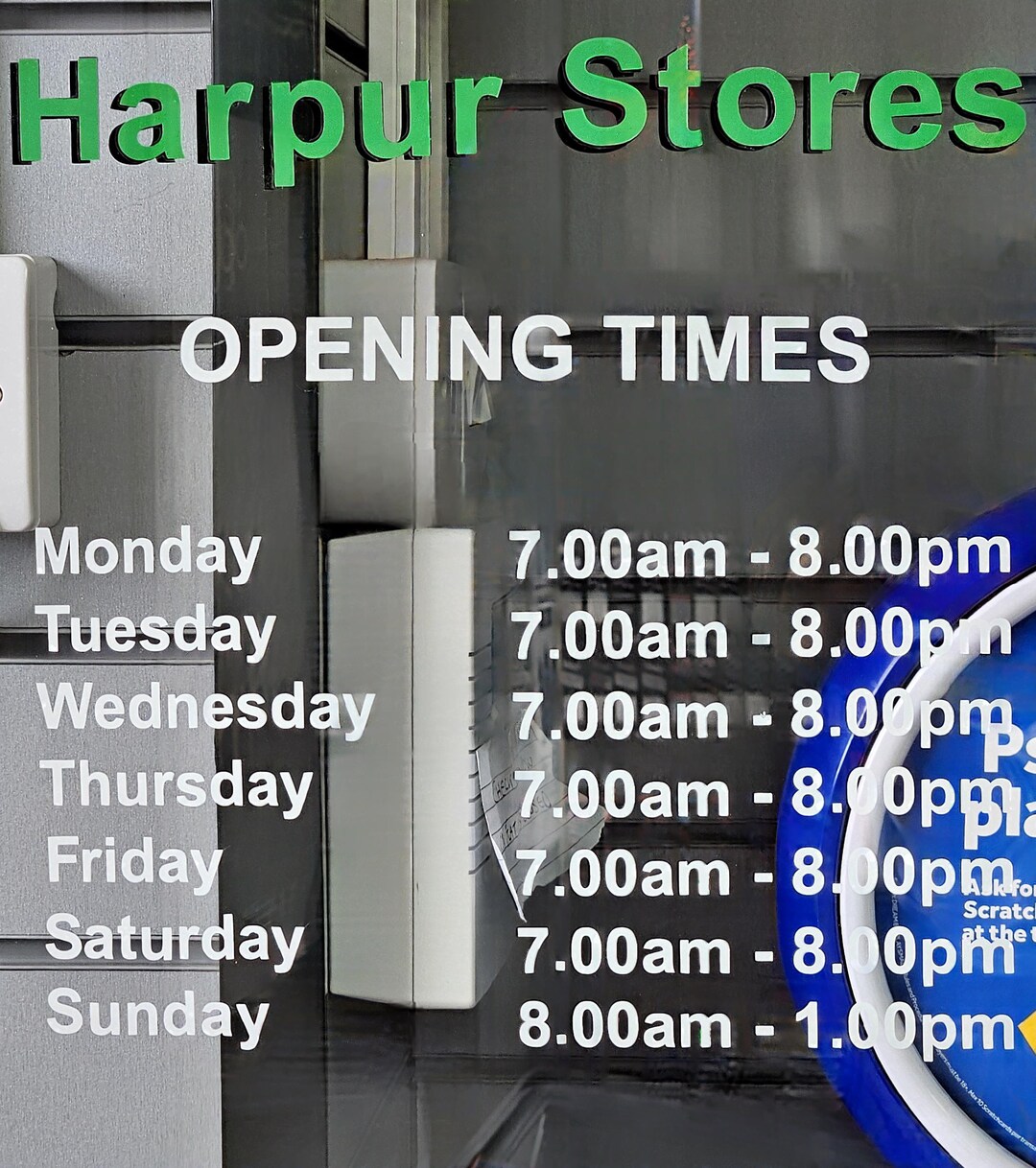 Store Opening Hours Sticker: Custom Business Window Decal - Etsy