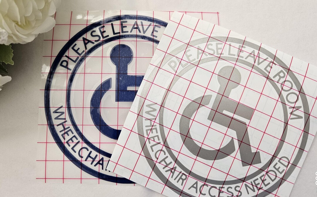 Disabled Car Sticker-wheelchair Access Car Sticker - Etsy