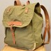 Rare 60s Army Rucksacks Brown Cotton Canvas Czech Vintage Large - Etsy