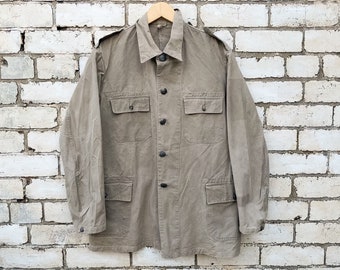 Canvas Military Jacket - Etsy
