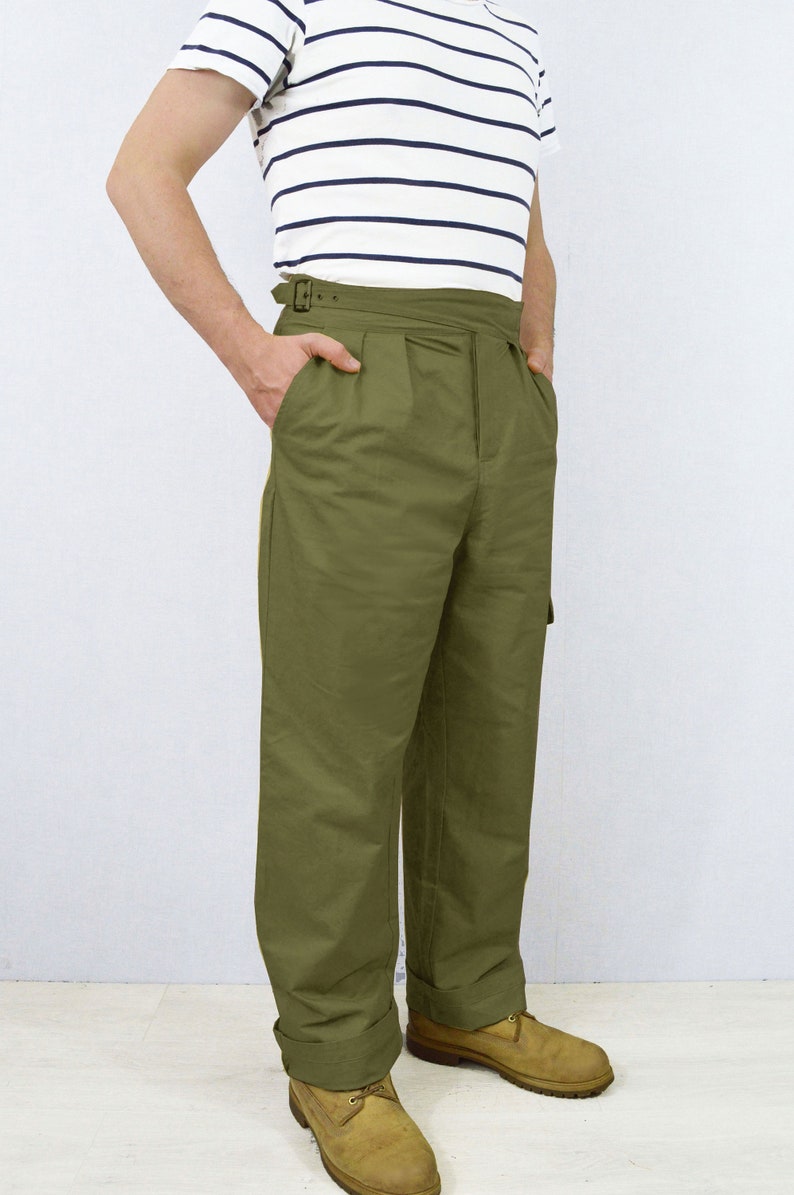 Army Green Gurkha Pants British Military 1950s 7oz Army | Etsy