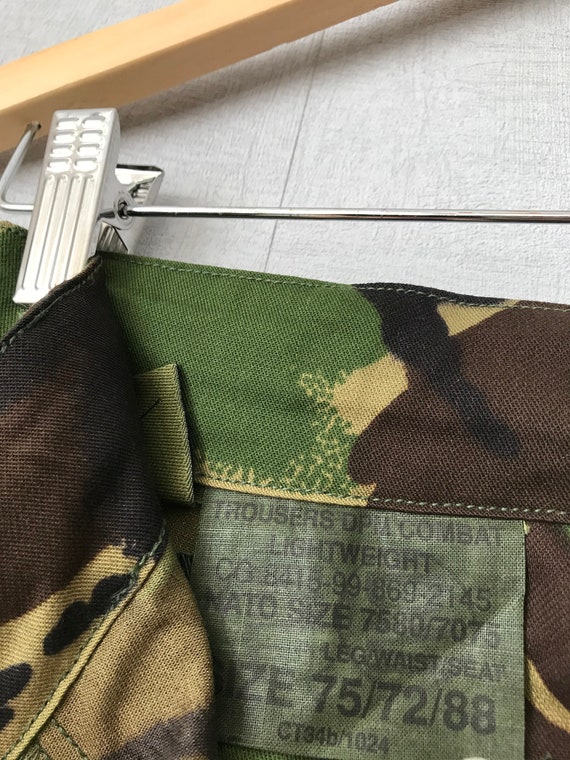 British Army Camo Pants - Khaki Green Cargo Combat Tr… - Gem