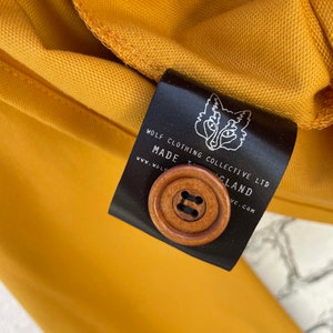Mustard Yellow Workwear Jacket Made in England Cotton Canvas Chore ...