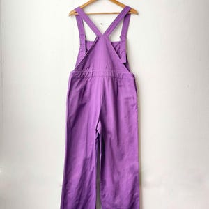 Purple Workwear Dungarees - Bib Coveralls All in One - XS S M L - Etsy