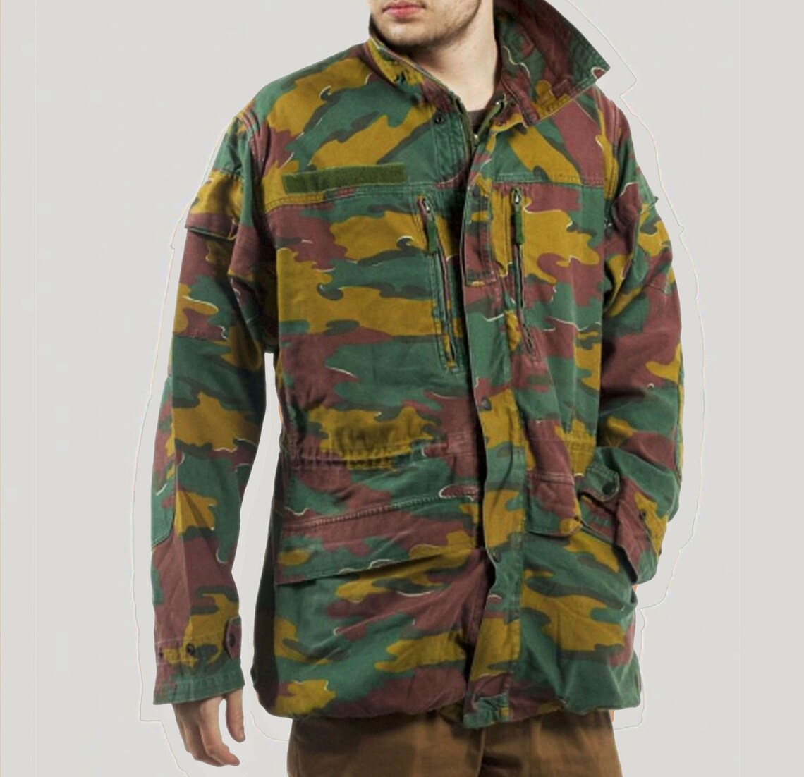 VTG M90 Belgian Army Jigsaw Camo Camouflage Combat Parka | Etsy